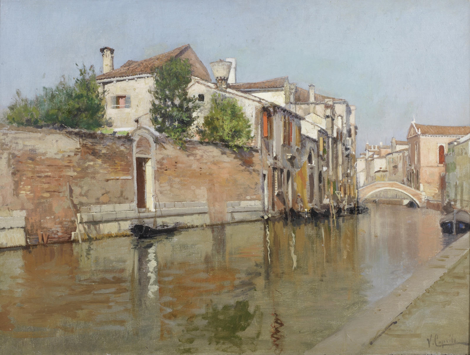 Vincenzo Caprile | A Venetian backwater | MutualArt