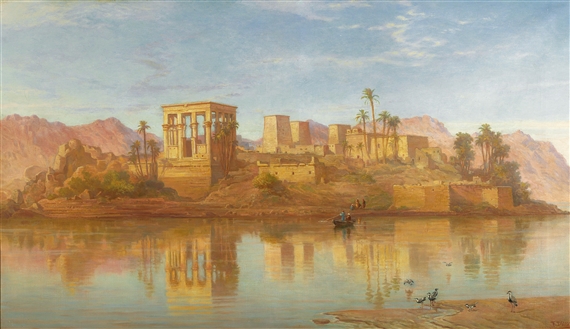 Frank Dillon | The Hypaethral Temple, Island of Philae, Egypt | MutualArt