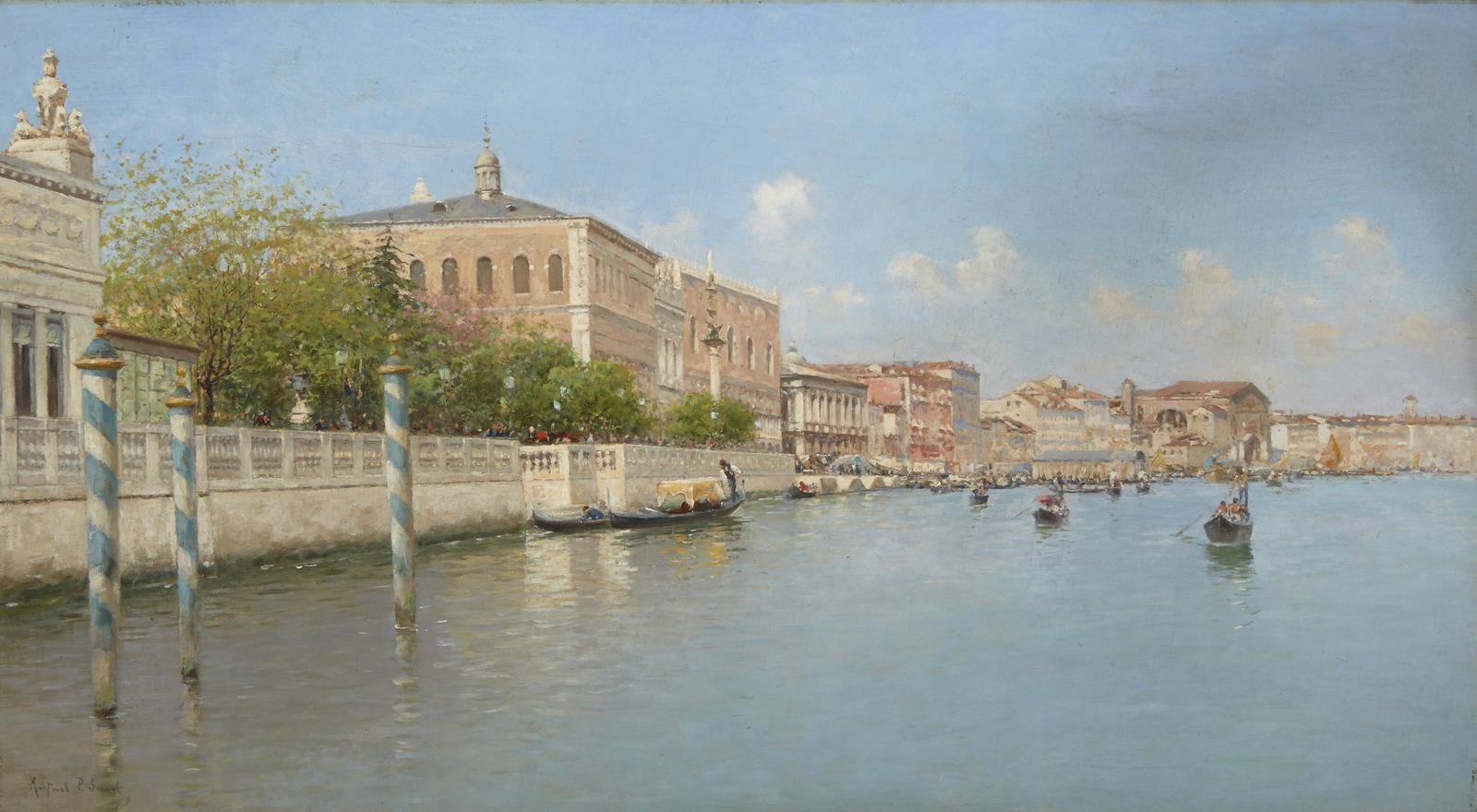 Rafael Senet | A view of the Grand Canal | MutualArt