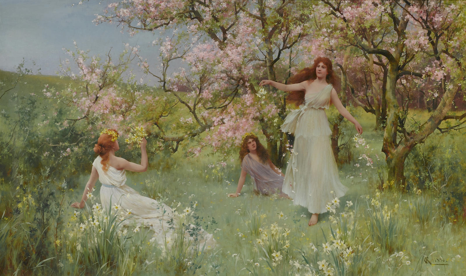 Alfred Augustus Glendening Jr. | The first days of spring (1896 ...