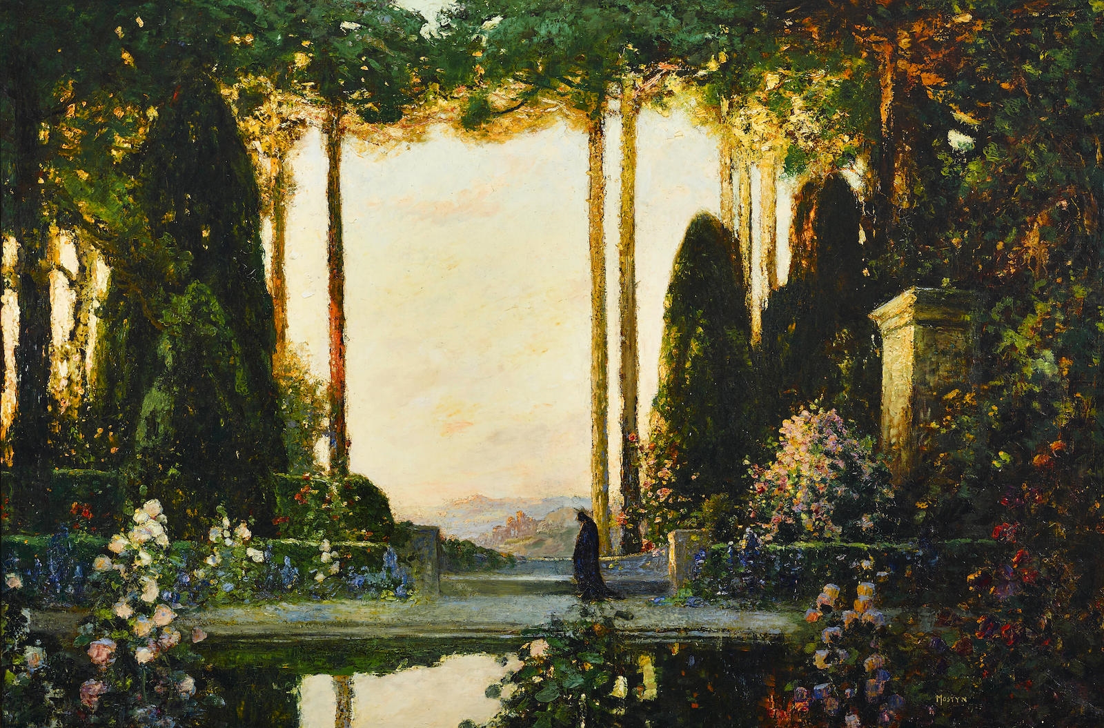 Thomas Edwin Mostyn | An enchanted garden (1923) | MutualArt