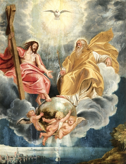 Flemish School 17th Century | The Holy Trinity | MutualArt
