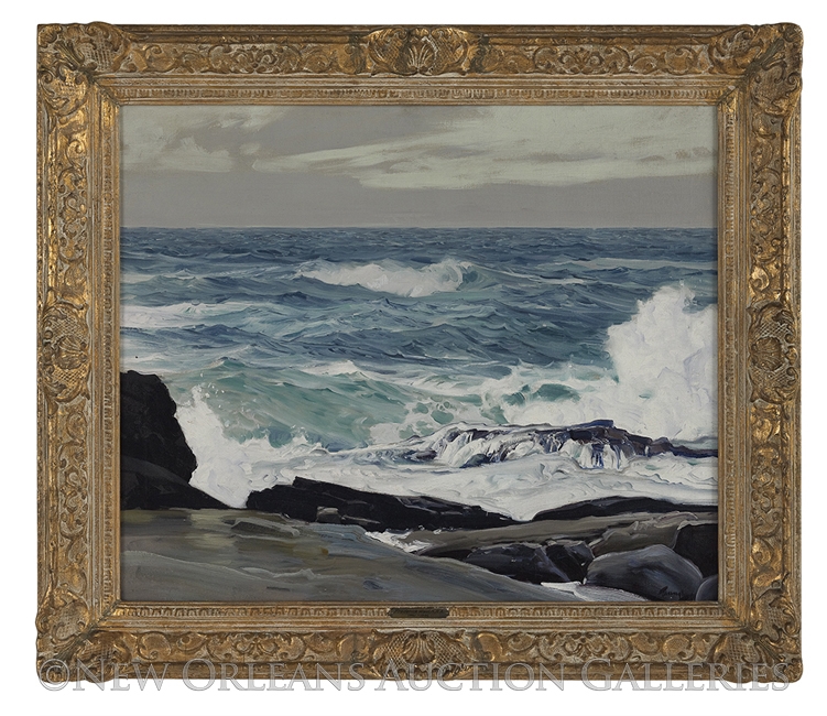 Frederick Judd Waugh | ROCKY SEASCAPE | MutualArt