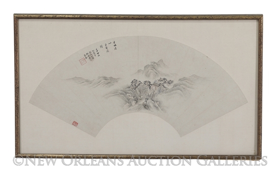 Cai Jia | Landscape with a Monastery | MutualArt