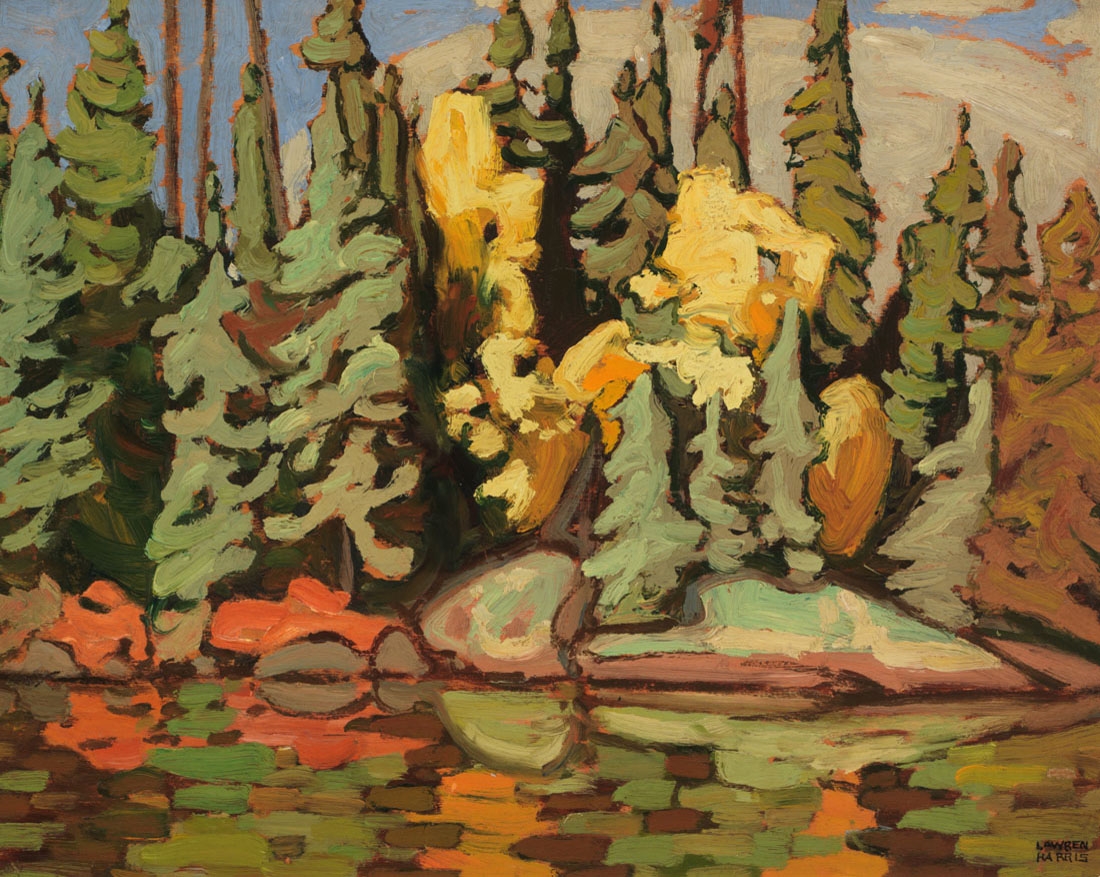 Lawren Stewart Harris | In the Agawa Valley, Algoma Sketch V (1921 ...