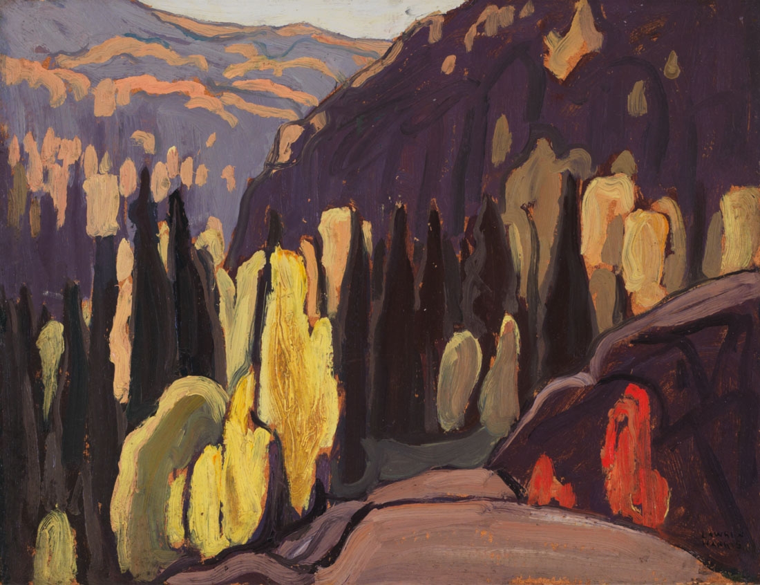 Lawren Stewart Harris | In the Agawa Valley, Algoma Sketch V (1921 ...