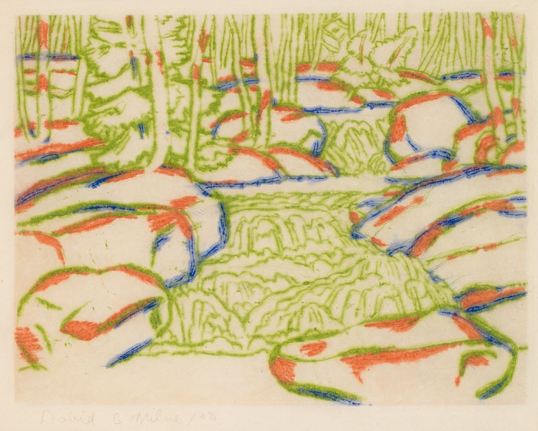David B. Milne | Waterfall (1930) | MutualArt