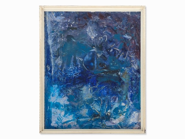 Rudi Baerwind | Ibiza - Composition in Blue (1965) | MutualArt