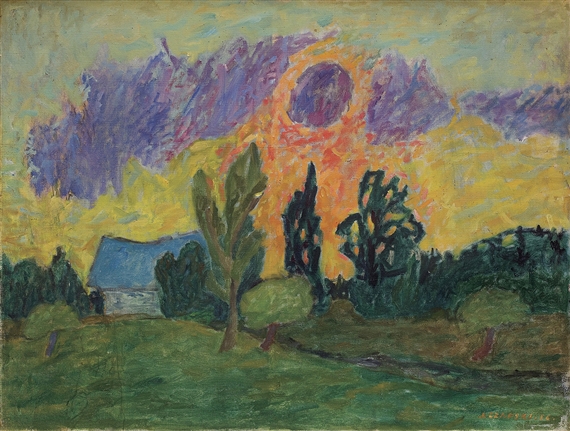 Józef Czapski | LANDSCAPE (1956) | MutualArt