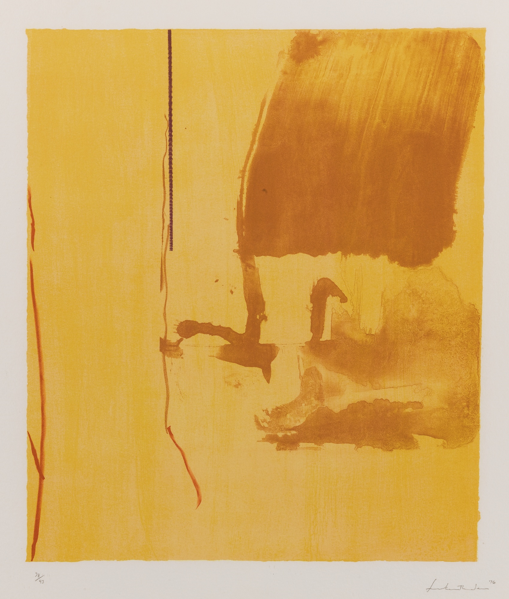 Helen Frankenthaler | HARVEST (H. 54) (1976) | MutualArt