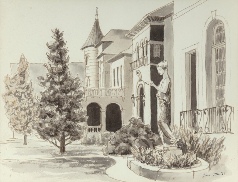 Bror Alexander Utter | Mediterranean Garden (1967) | MutualArt