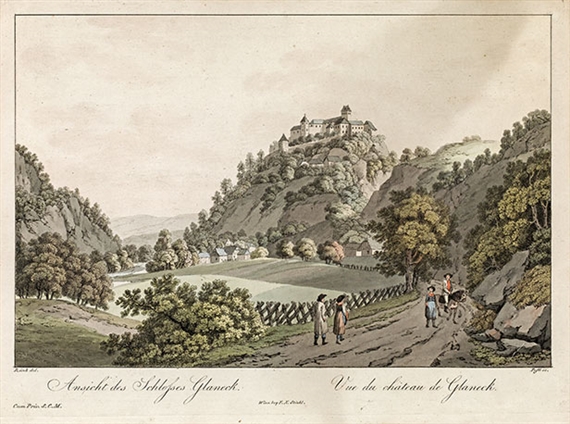 Ferdinand Runk | Ansicht des Schlosses Glaneck | MutualArt