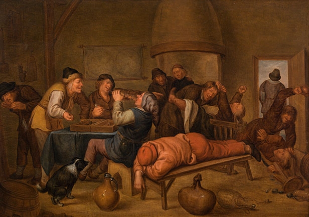 Adriaen Brouwer | Tavern scene | MutualArt