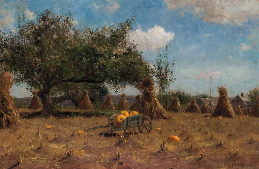 Dwight William Tryon | October in New England (1881) | MutualArt