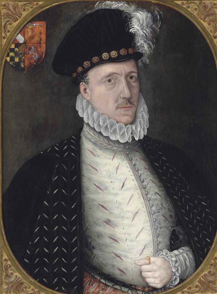 British School, 16th Century | Portrait of Charles Howard, 1st Earl of ...
