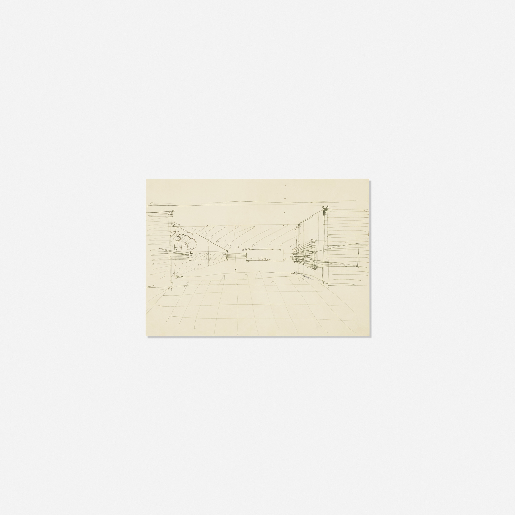 Ludwig Mies van der Rohe | perspectives and plan for the Hubbe House ...