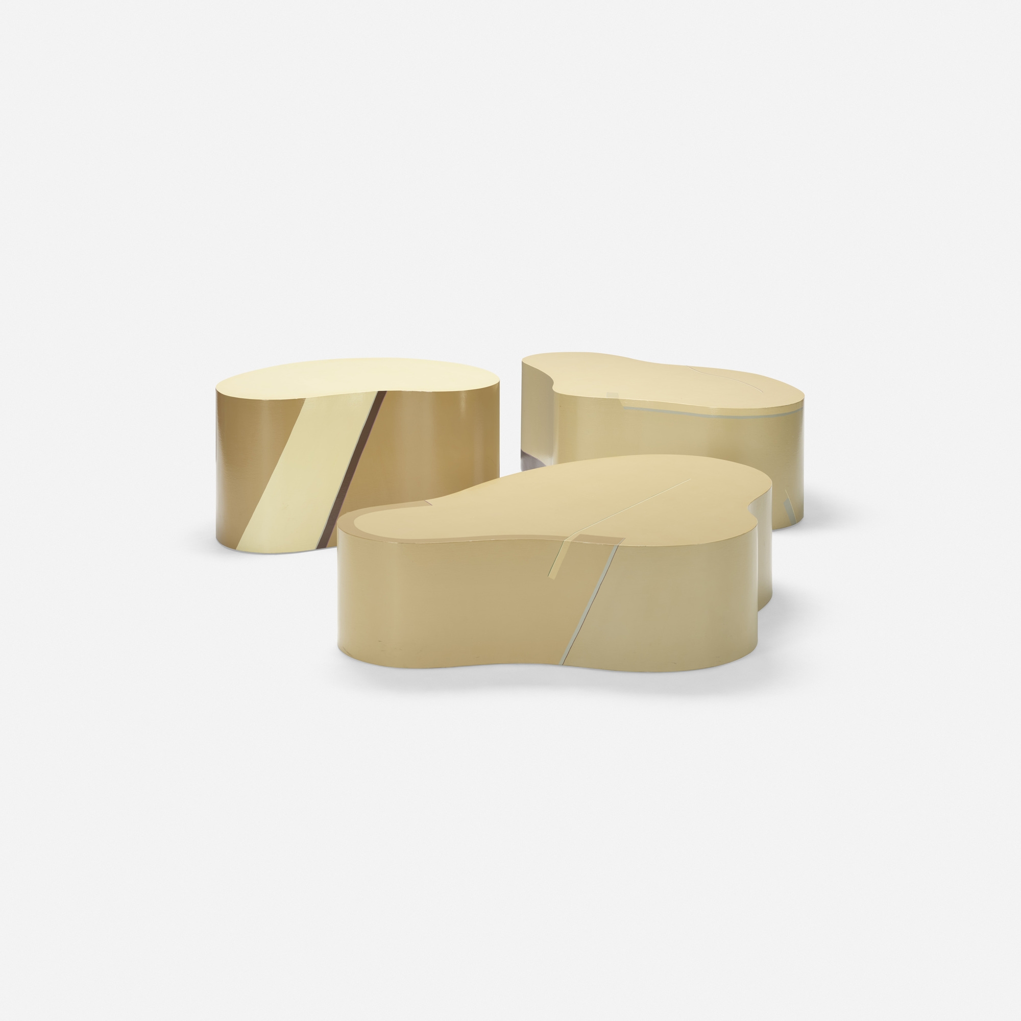 Karl Springer | Custom Free-Form tables, set of three (1979) | MutualArt