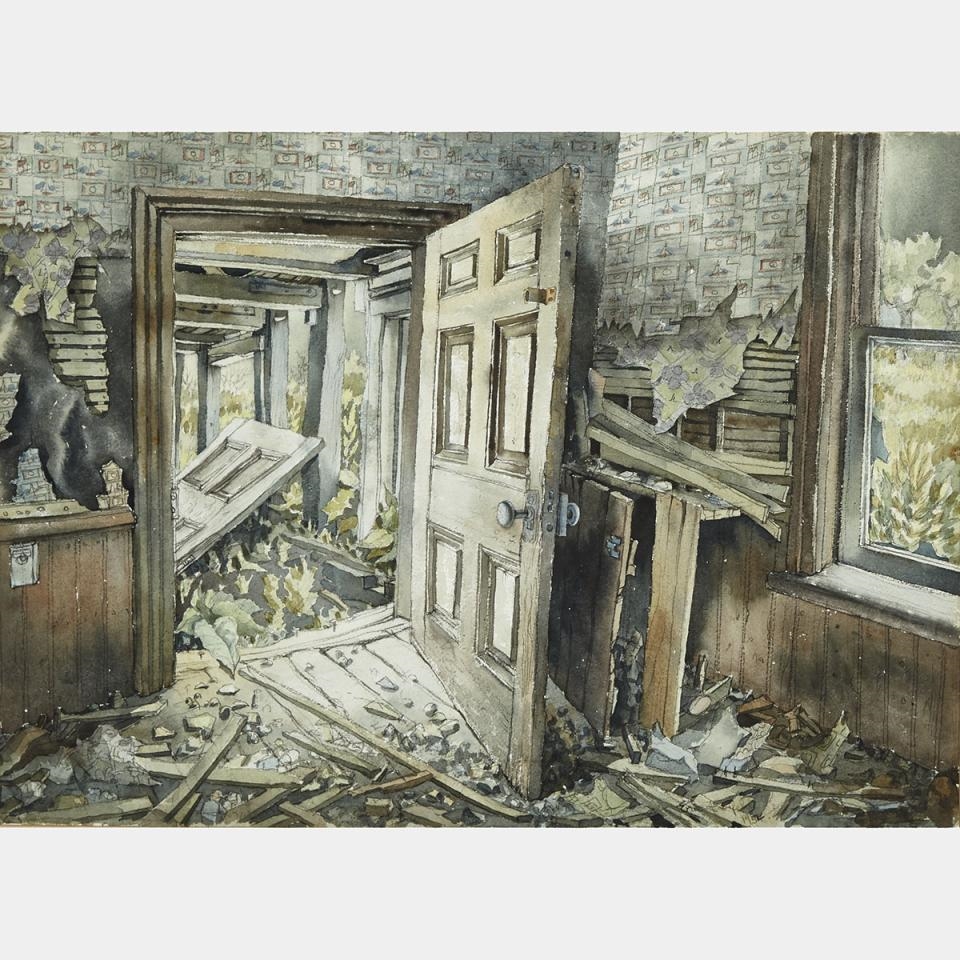 Eric Freifeld | Back Door (1954) | MutualArt