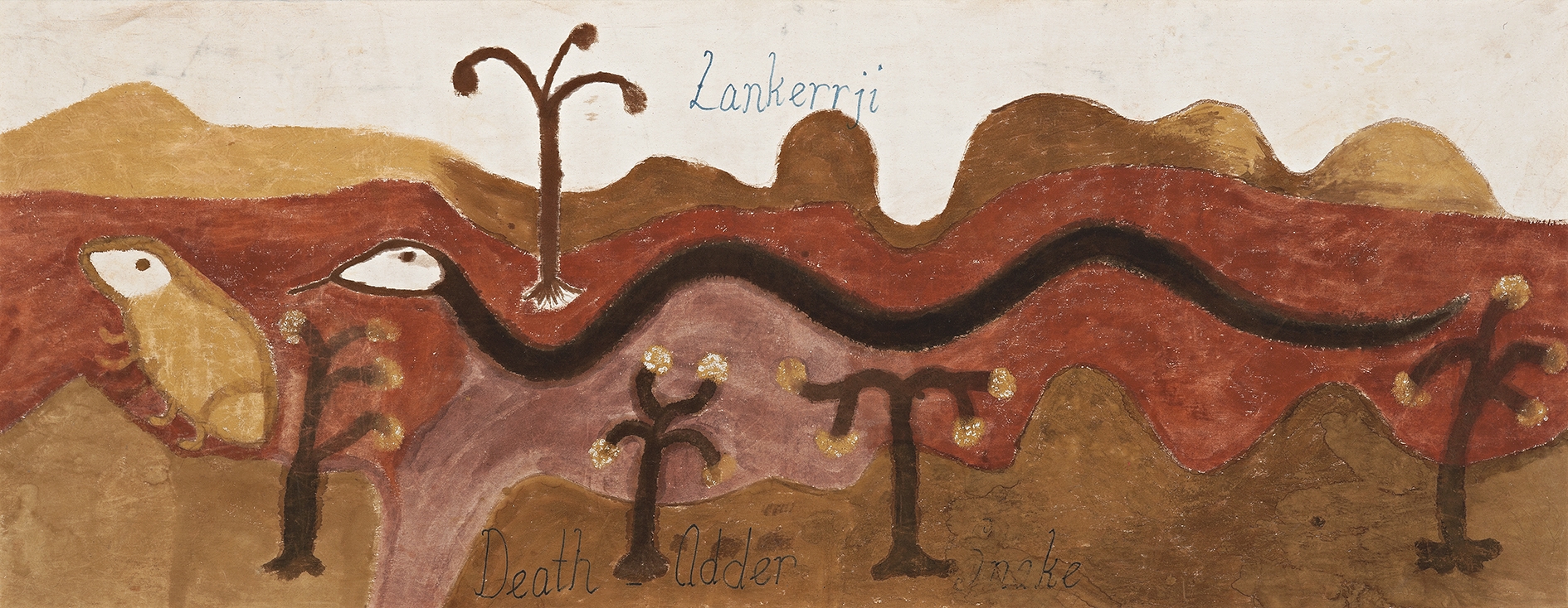 George Mung Mung | LANKERRJI – DEATH ADDER SNAKE (1987) | MutualArt