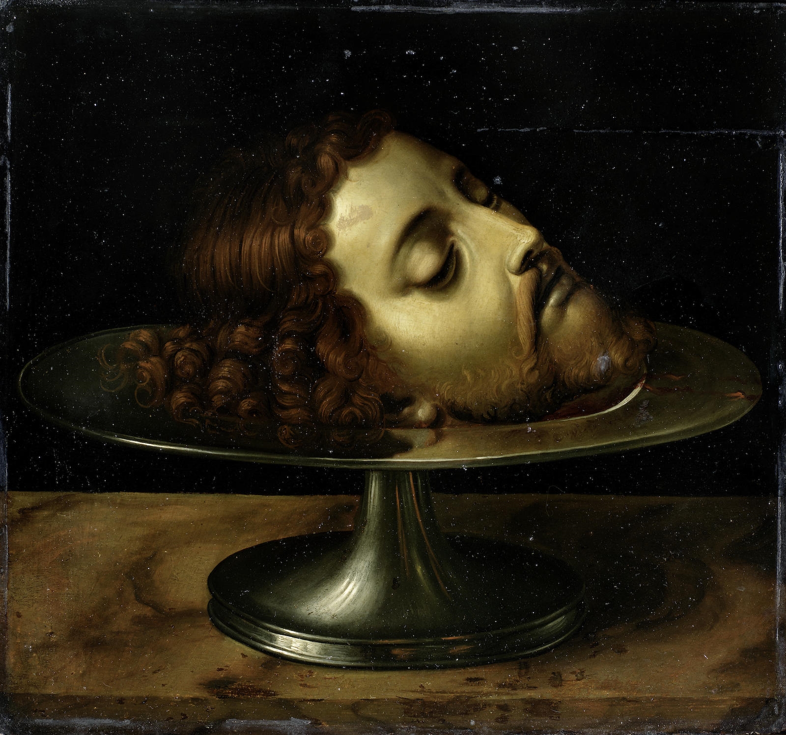 Andrea Solario | The Head of Saint John the Baptist | MutualArt