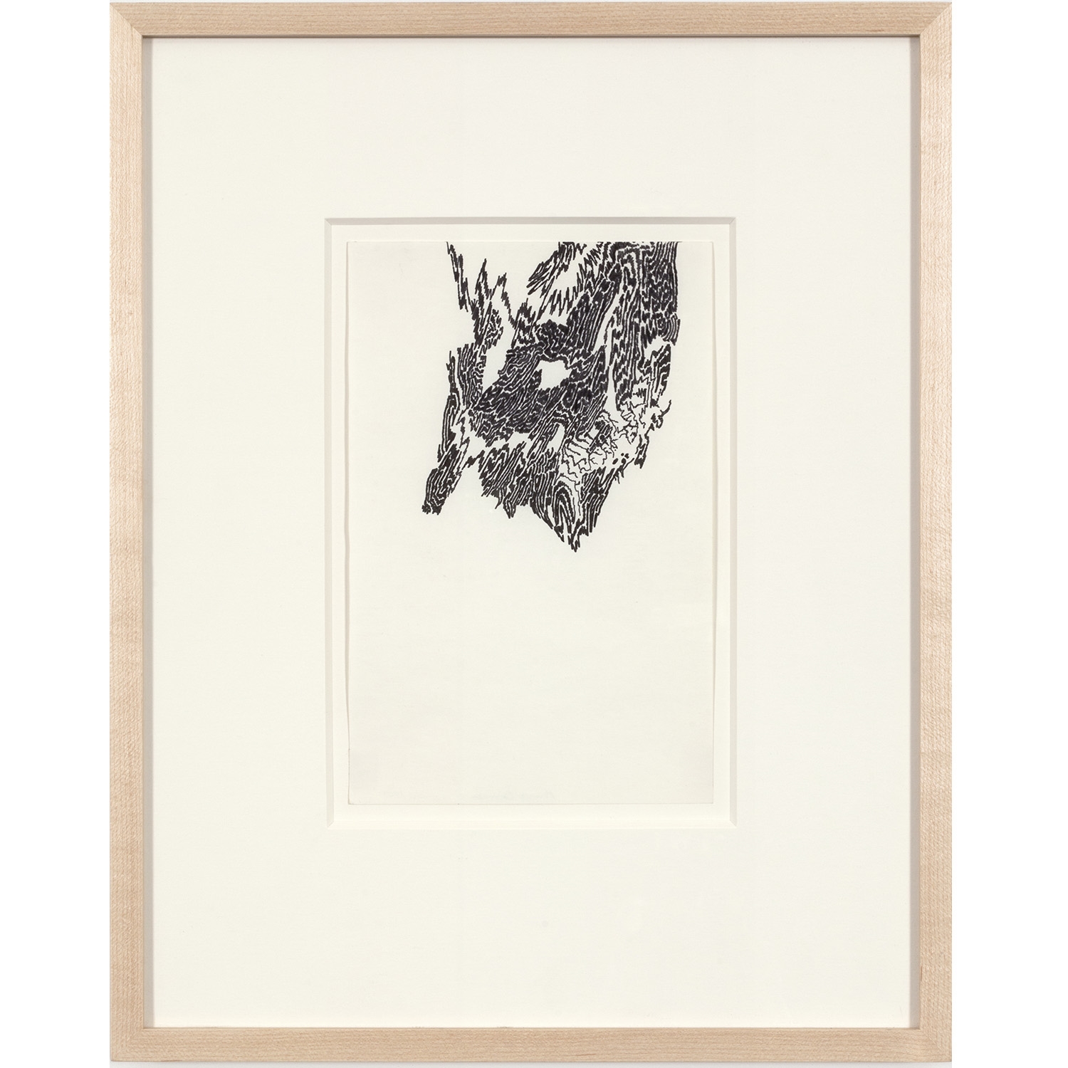Bruce Conner | INKBLOT DRAWING (5/13/93) (1993) | MutualArt