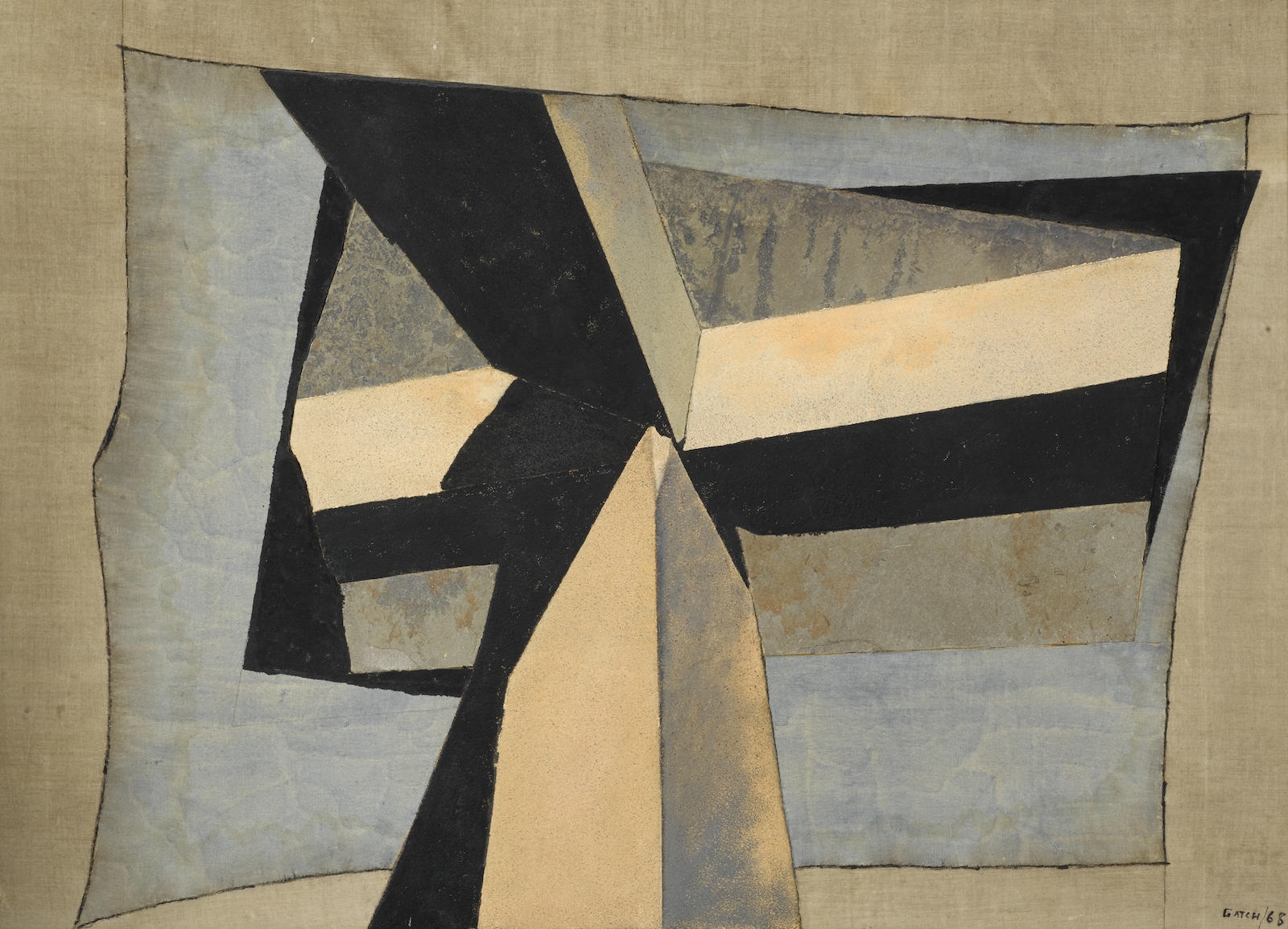 Lee Gatch | Temple Stone (1968) | MutualArt