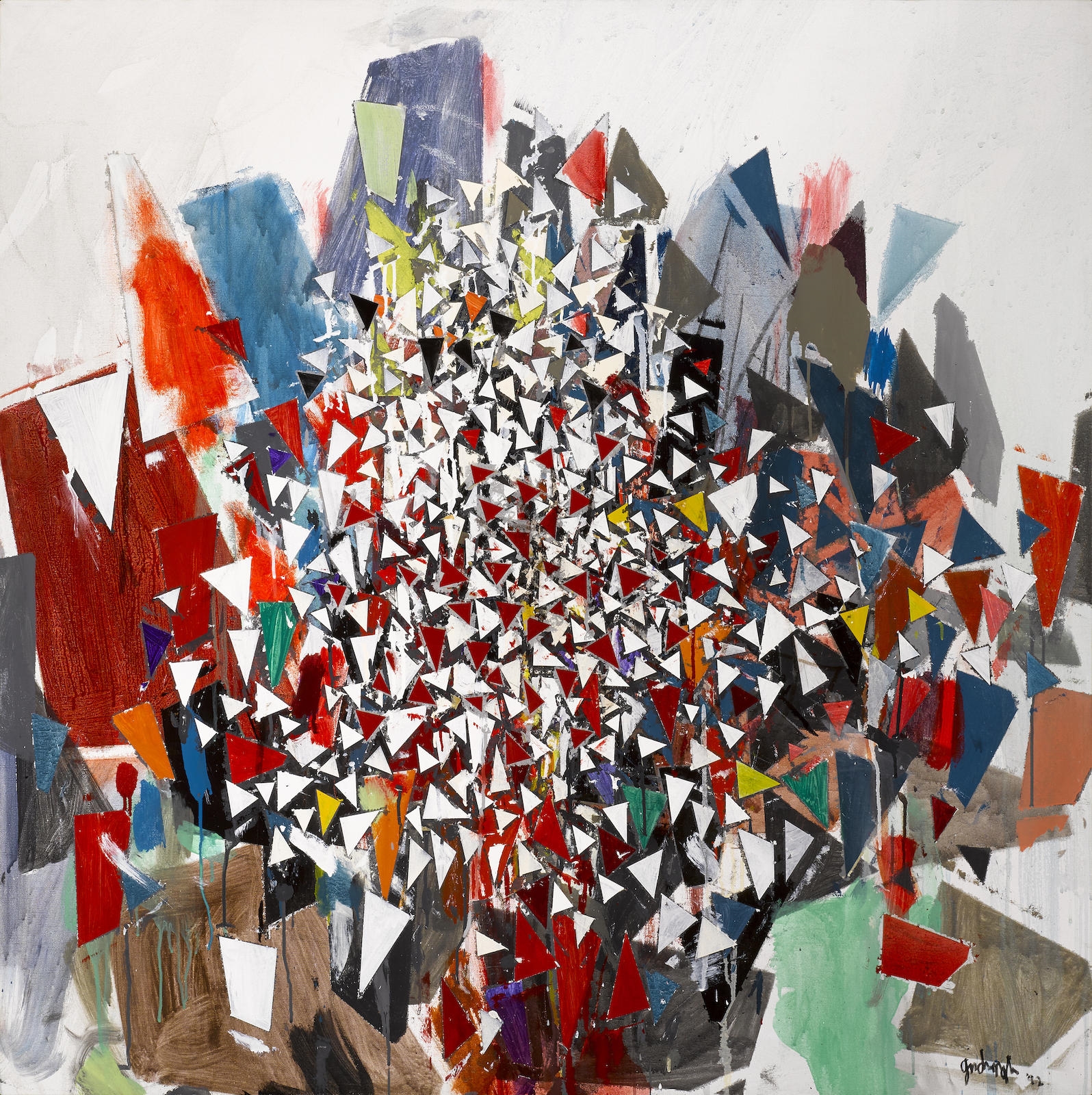 Robert Goodnough | Self-Portrait Q (1992) | MutualArt