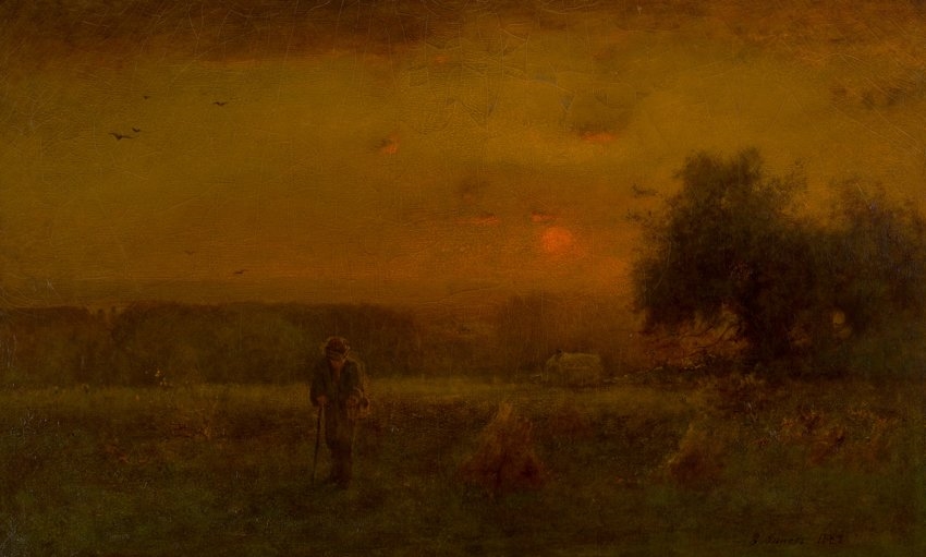George Inness | Evening, Montclair (1890) | MutualArt