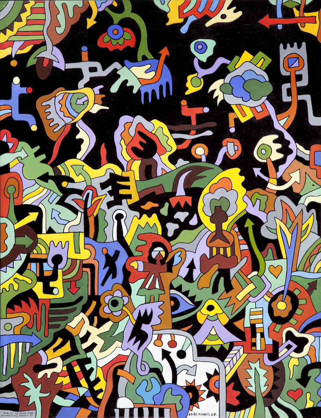 Alexis Akrithakis | Hommage à G. Makris III (1968) | MutualArt