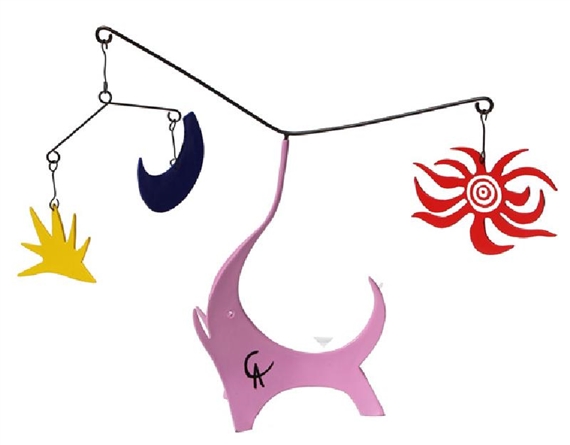 Alexander Calder | Pink elephant (1970) | MutualArt