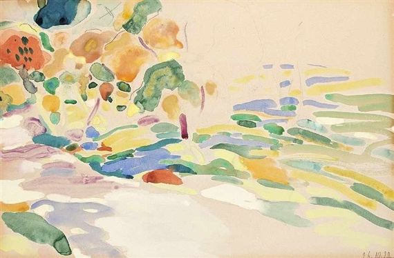 Curt Herrmann | Landschaftsstudie (1920) | MutualArt