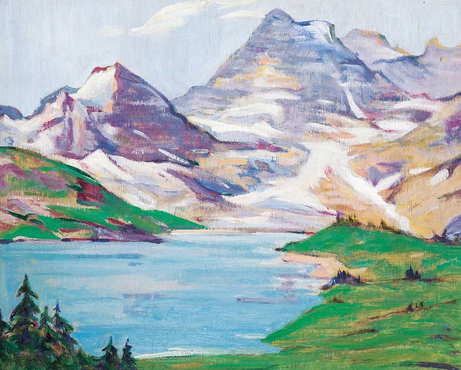 Roland Gissing | The Canadian Rockies Near Lake Louise | MutualArt