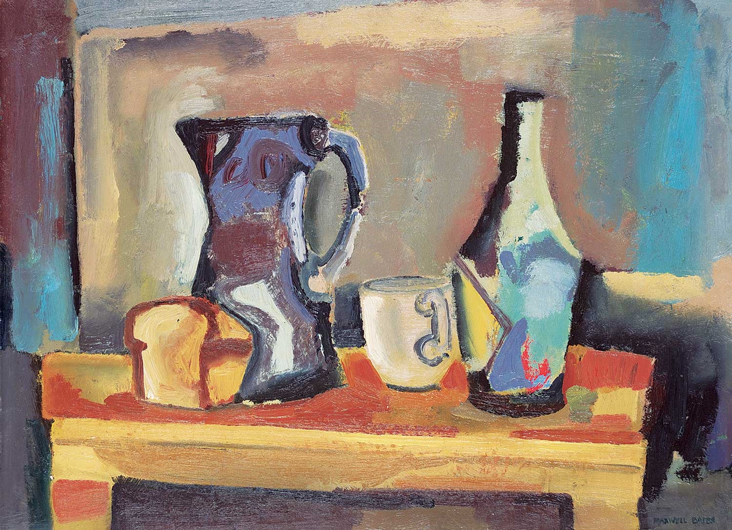 Maxwell Bennett Bates | Still Life with Table | MutualArt