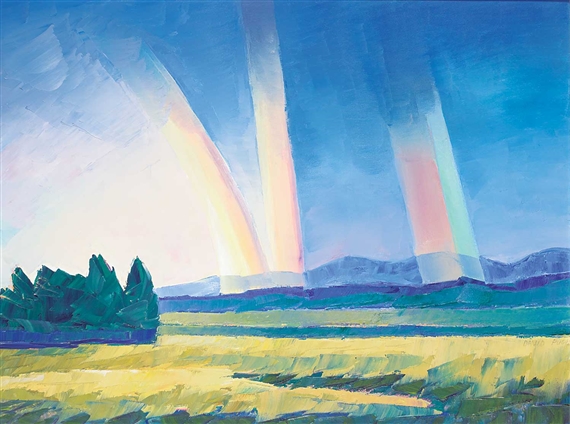 David Pugh | Multiple Rainbows (1991) | MutualArt