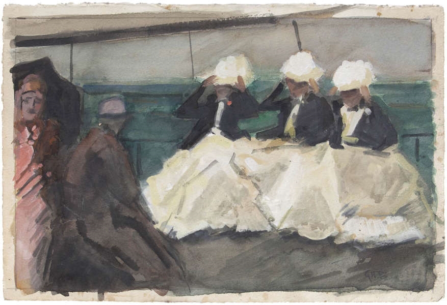 George Hendrik Breitner | Three women | MutualArt