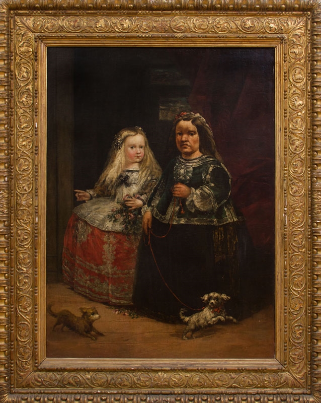 Eugenio Lucas y Velázquez | DWARF INFANTA AFTER VELASQUEZ | MutualArt