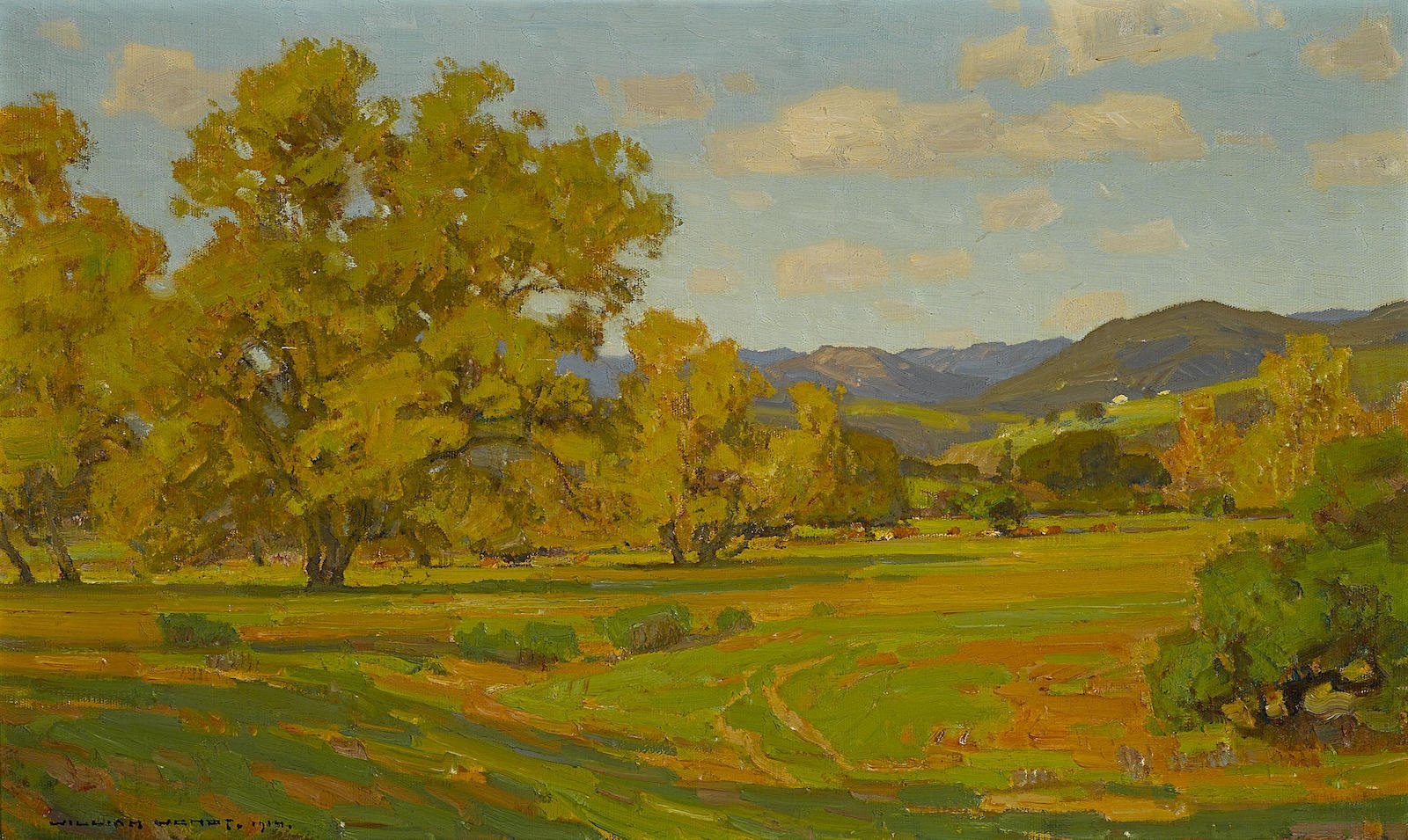 William Wendt | Autumn Landscape (1914) | MutualArt