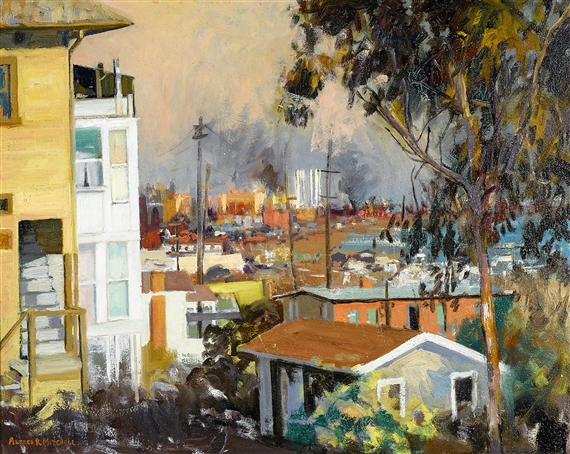 Alfred R. Mitchell | Downtown San Diego | MutualArt