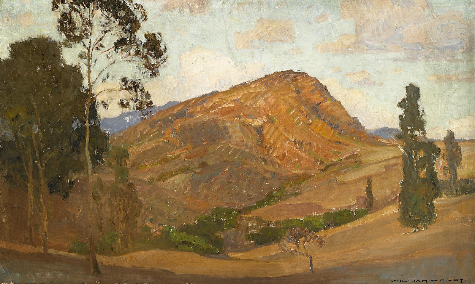 William Wendt | Autumn Landscape with Eucalyptus | MutualArt