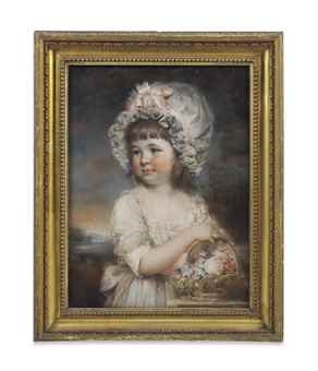John Russell | Portrait of Laura Glover, later Mrs Vyner (-1856 ...