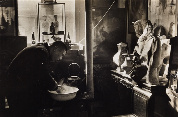 Marc Riboud | Inside an Antique Shop (1957) | MutualArt