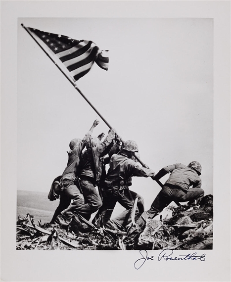 Joe Rosenthal | Raising the Flag on Iwo Jima (1950) | MutualArt