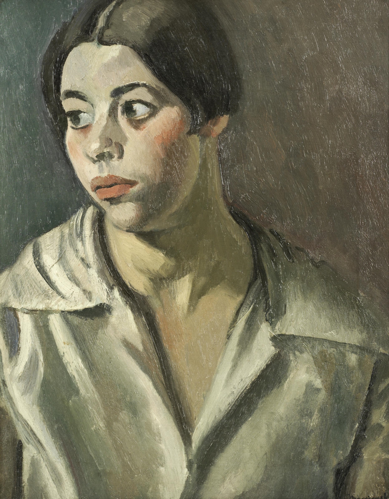 Bernard Meninsky | Portrait of Anna Marks | MutualArt