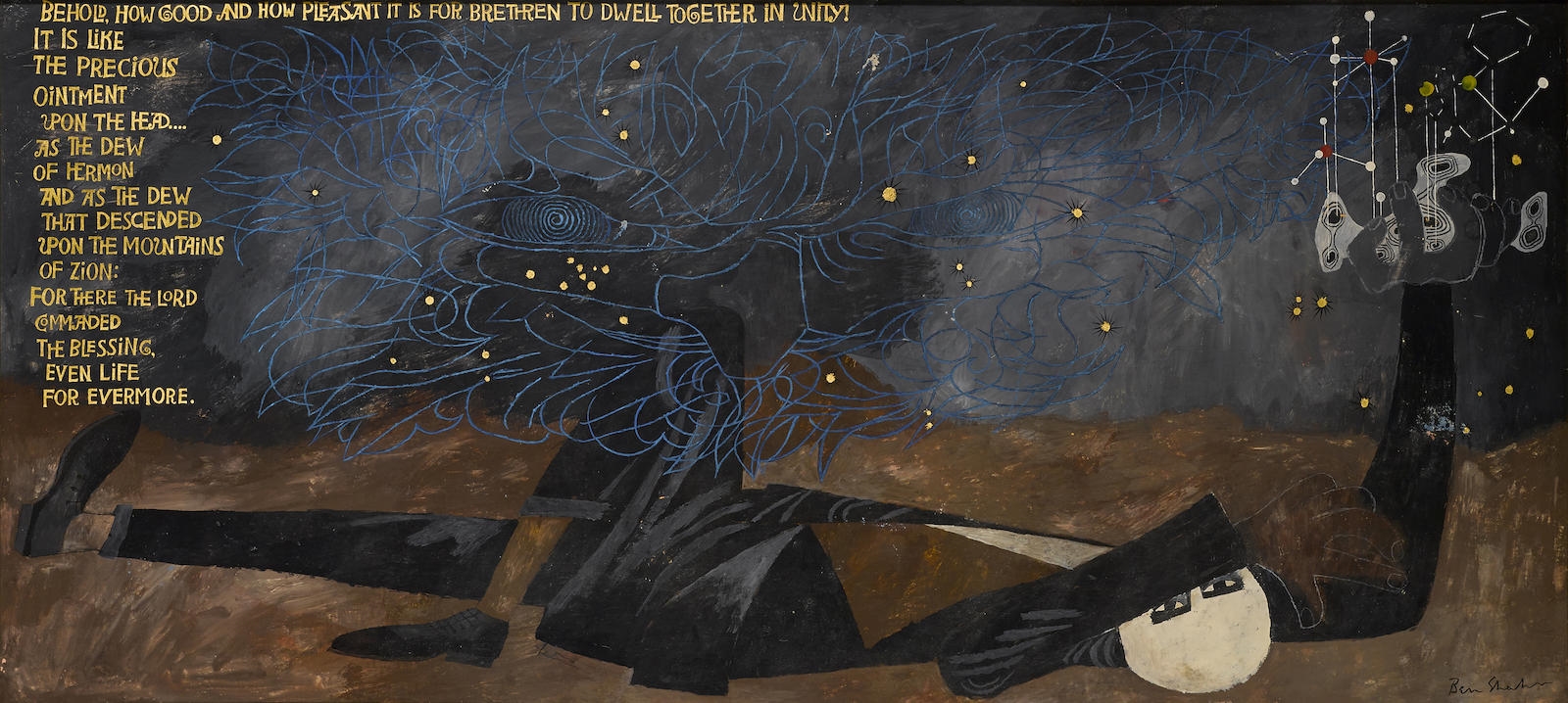 Ben Shahn | Portrait of Jean-Paul Sartre (1965) | MutualArt