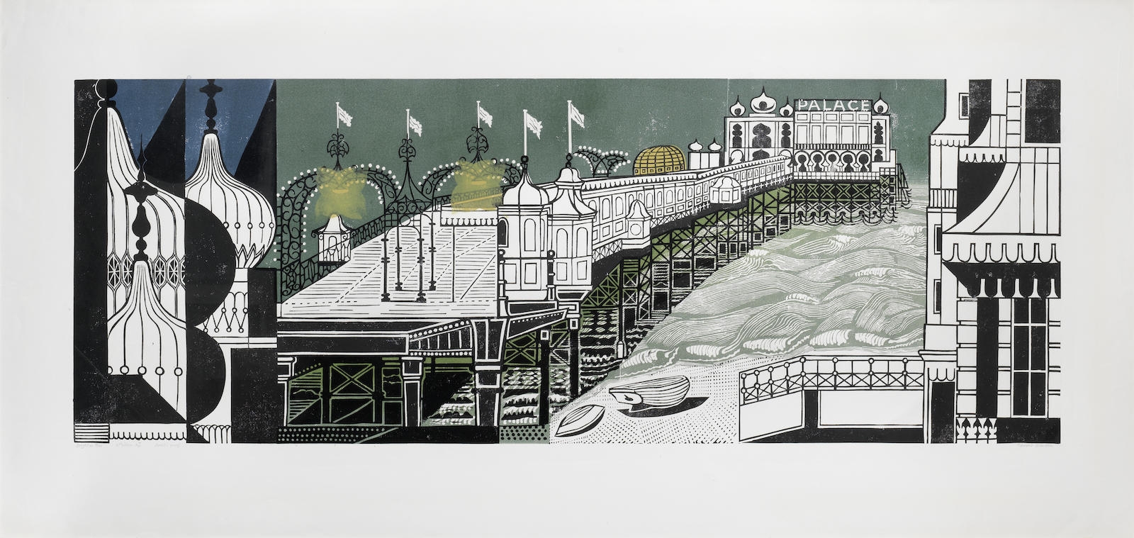 Edward Bawden | Brighton Pier - Second Edition (Greenwood 51) (1977 ...