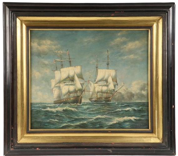 Derek Gardner | The Constitution vs. the Guerriere, War of 1812 | MutualArt