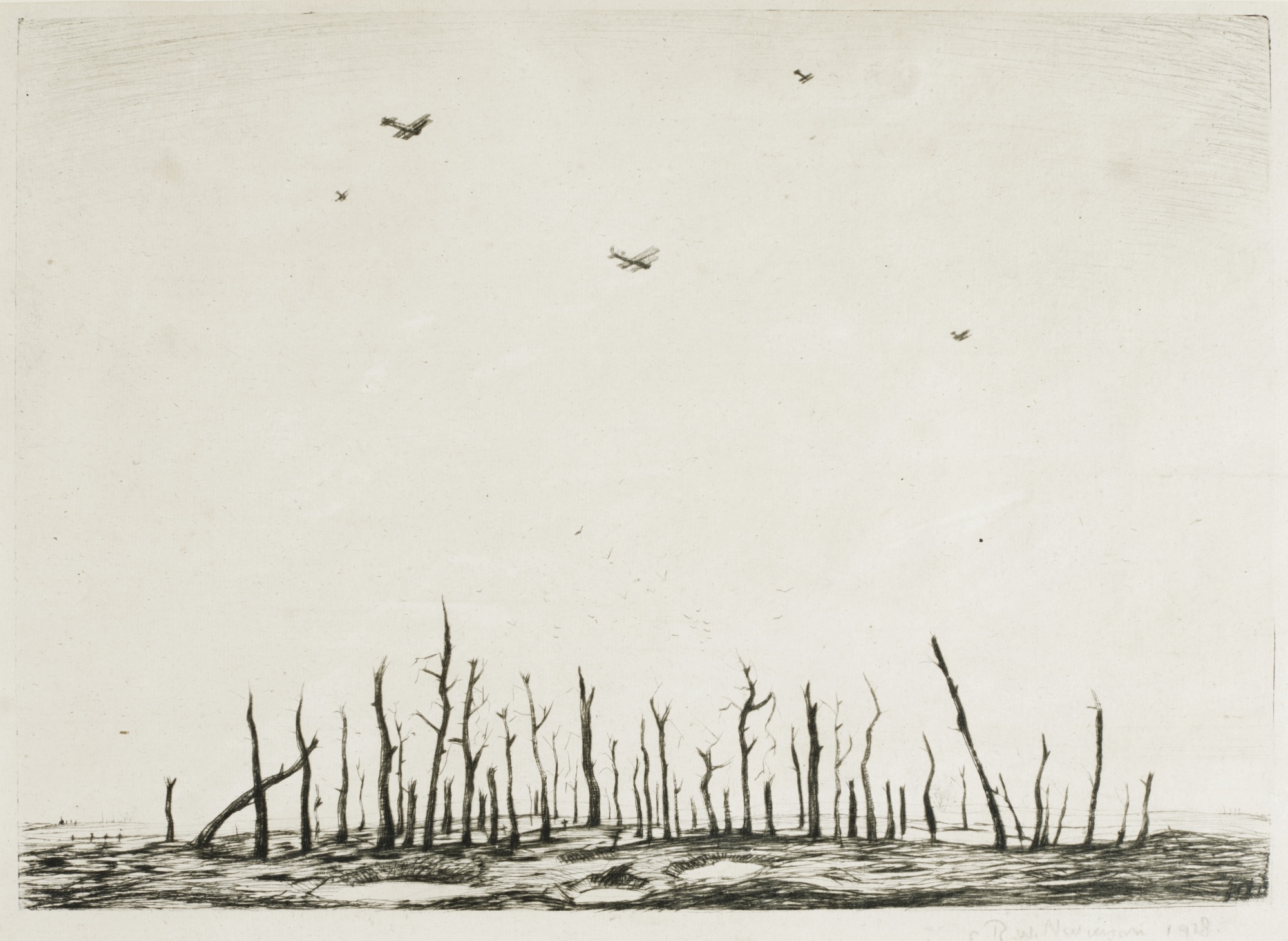 Christopher Richard Wynne Nevinson | THAT CURSED WOOD (1918) | MutualArt