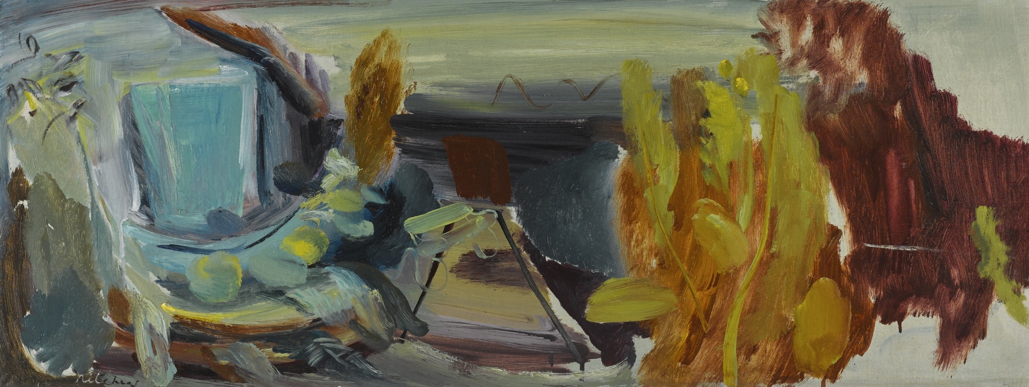Ivon Hitchens | TANGLED POOL NO.6 (1948) | MutualArt