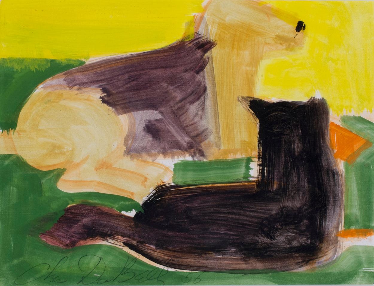 Charles DuBack | Cat and Dog | MutualArt