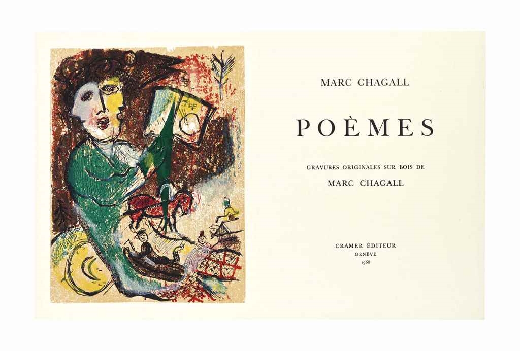 Marc Chagall | Poèmes, Cramer Editeur, Geneva (1968) | MutualArt